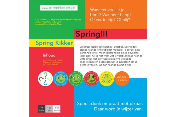 Spring Kikker Spring spel | kinderen, emoties en gevoelens – Decoolekikker